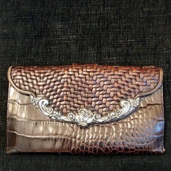 Brighton | Bags | Vintage Brighton Brown Leather Wallet | Poshmark